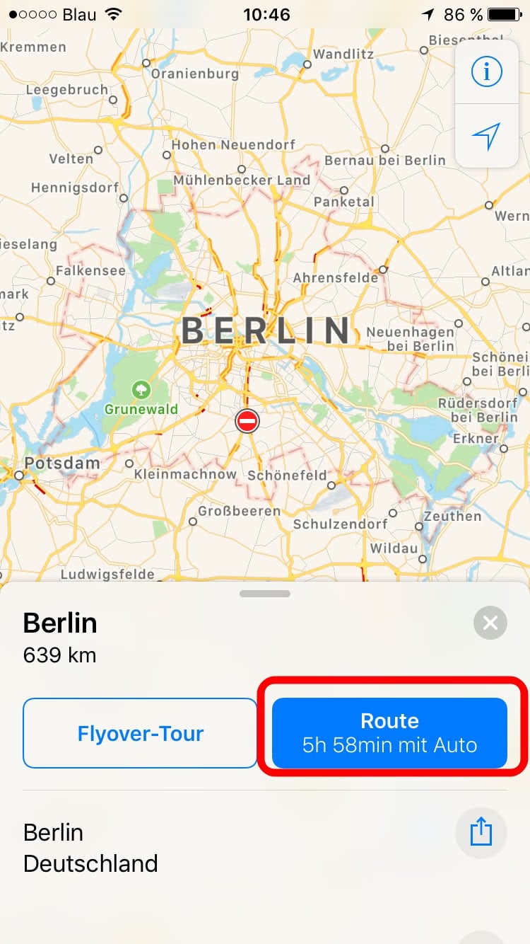 iPhone Navigation - iPhone Karten App als Navigationsgerät nutzen!