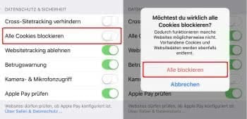 iPhone Cookies löschen oder blockieren – so geht's