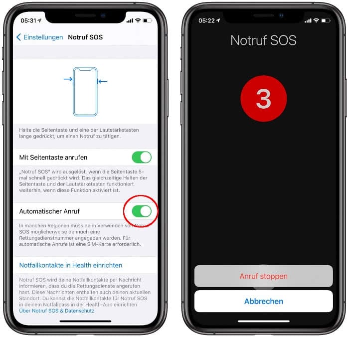 iPhone Notruf absetzen – blitzschnell & automatisch per Shortcut