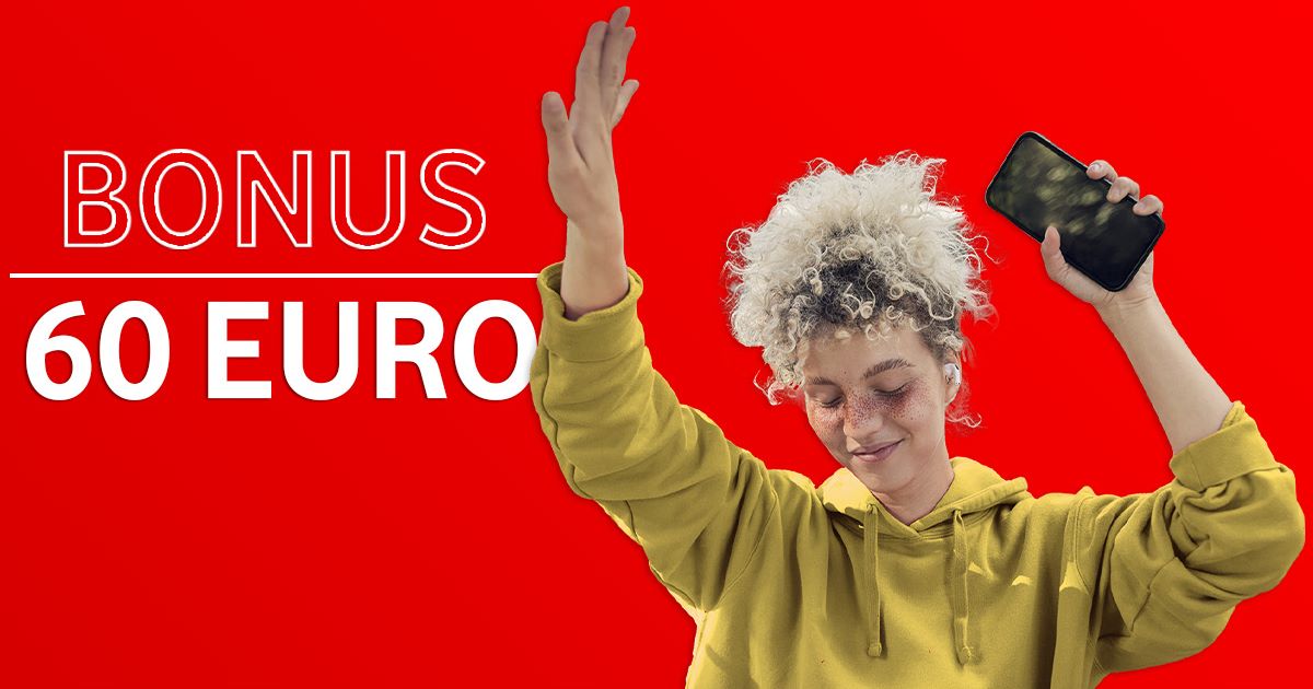 Wieder da: 20 GB MEGA-Tarif mit 60 € Bonus jetzt 3 Monate geschenkt!