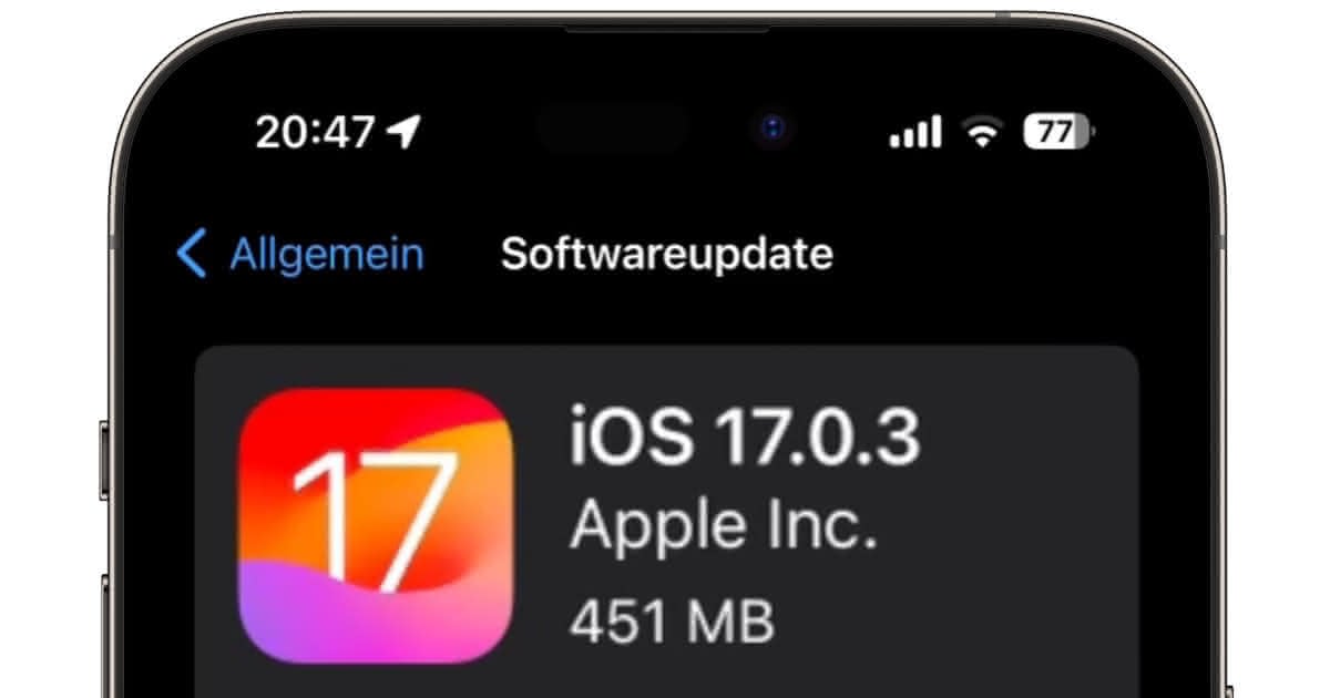 Ios 17 0 3 Update Behebt Hitzeproblem Am Iphone