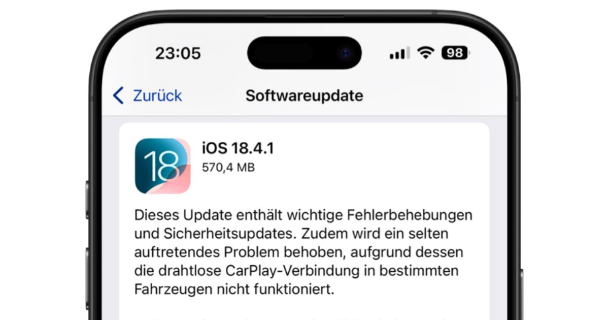 iOS 18.4.1 Update schließt gefährliche Sicherheitslücken